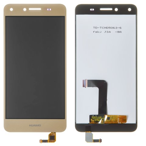 Pantalla LCD puede usarse con Huawei Y5 II, dorado, clase B, sin marco ...