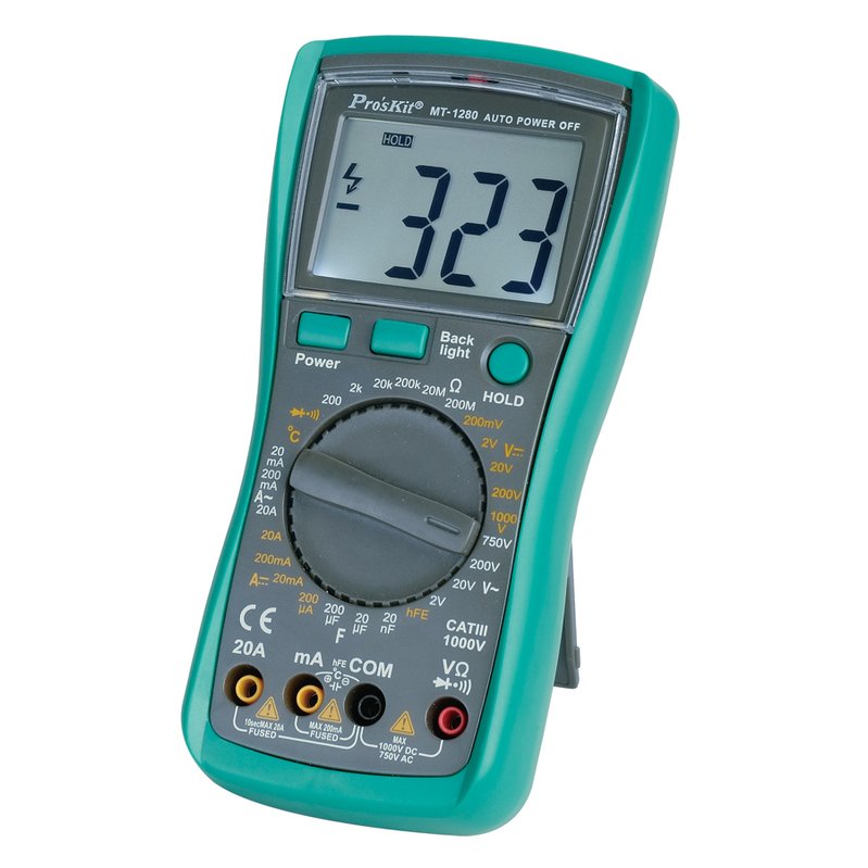 Pro'sKit MT-1280 Professional Digital Multimeter - ToolBoom